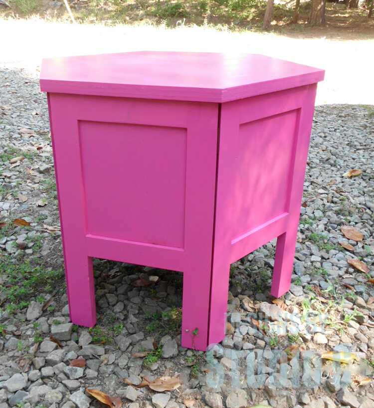 DIY Plans to Build a Folding Hexagon Table